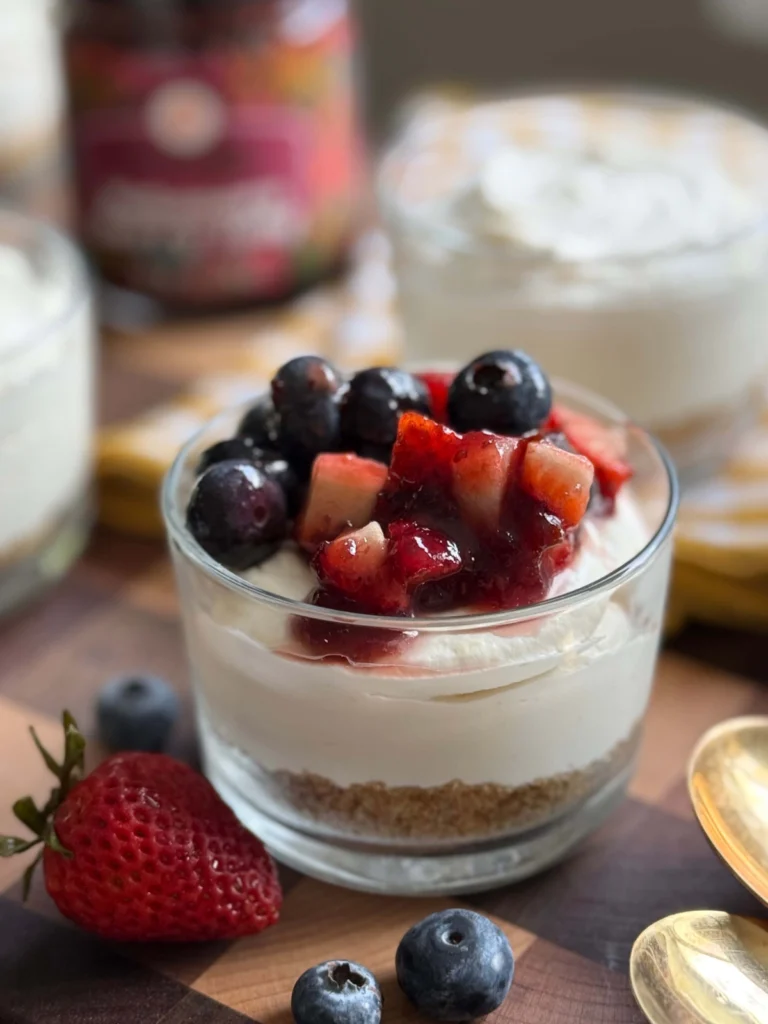 Mini No Bake Cheesecakes by Reed Dunn - FoodSocial