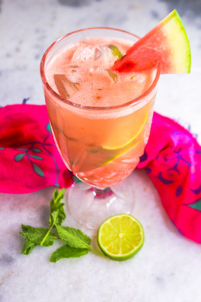 Sparkling Watermelon Mint Agua Fresca by Everyday Latina - FoodSocial