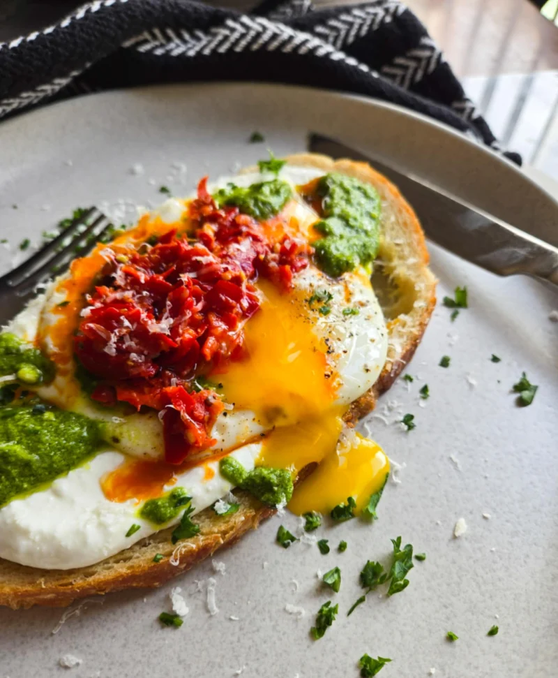 Whipped Cottage Cheese Breakfast Toasties by the_happy_veg - FoodSocial