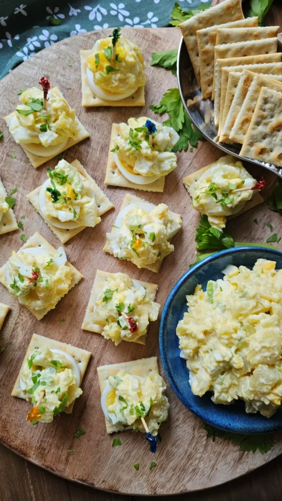 Potato Salad Canapés — 1950s Style by Debbie Kotchey - FoodSocial