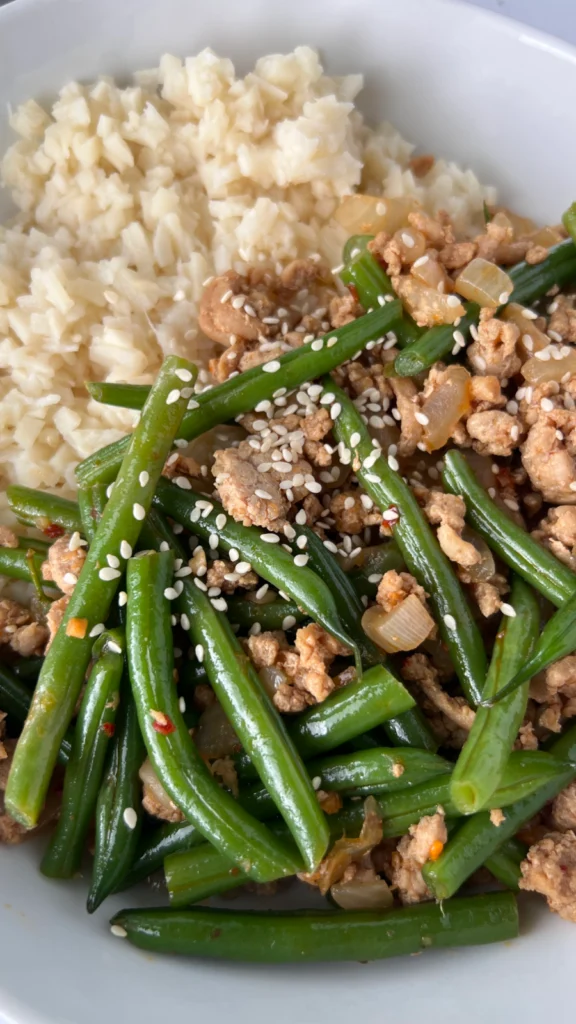 Asian-Inspired Turkey Green Bean Stir Fry by hollysbestlife - FoodSocial