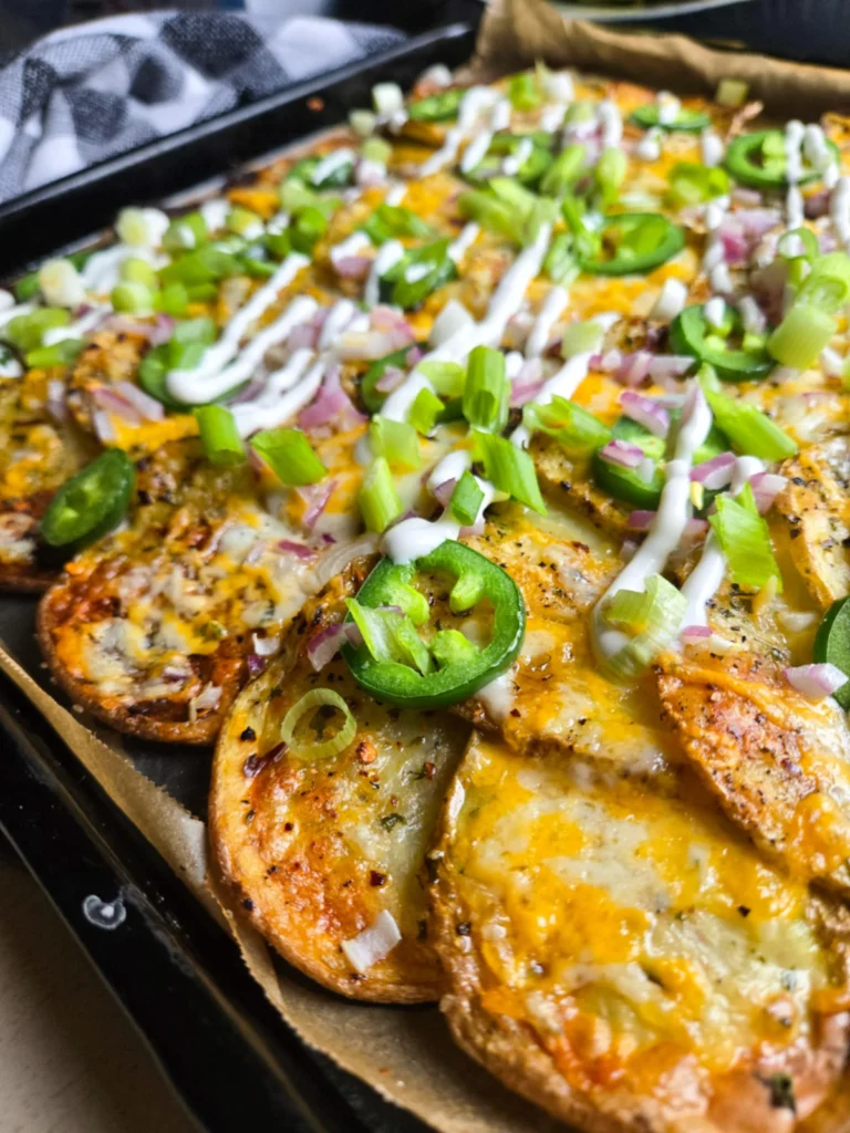 Cheesy Jalapeno Cheddar Oven Chipped Taters by the_happy_veg - FoodSocial