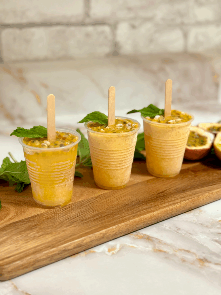 Limber de Parcha (Passion Fruit Ice Pops) by Made With Sazon - FoodSocial