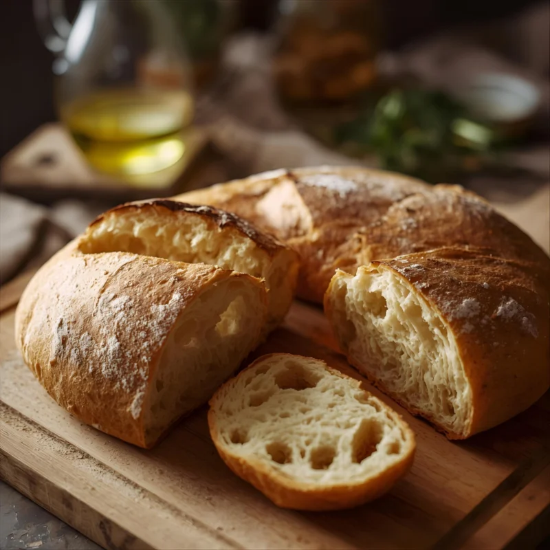 Ciabatta Bread Recipe | Bakery-Style Italian Bread with Airy Texture ...