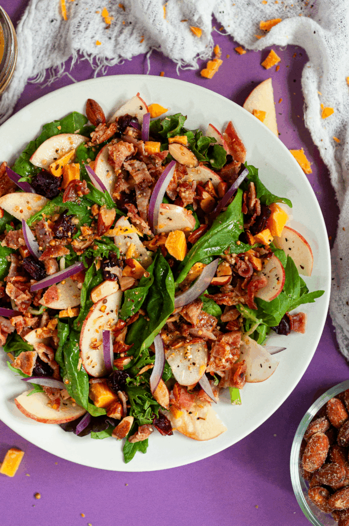 Apple Maple Crunch Salad by Caked By Katie - FoodSocial