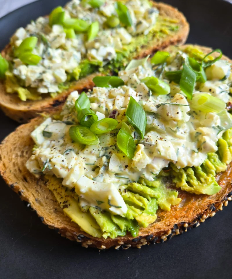 Egg Salad Avo Toasties by the_happy_veg - FoodSocial