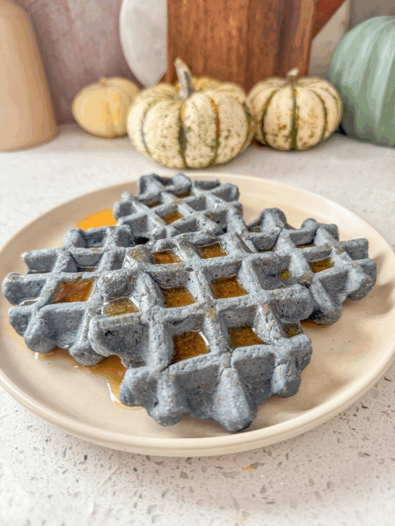 Spooky Blue Waffles by Marissaswholelife - FoodSocial