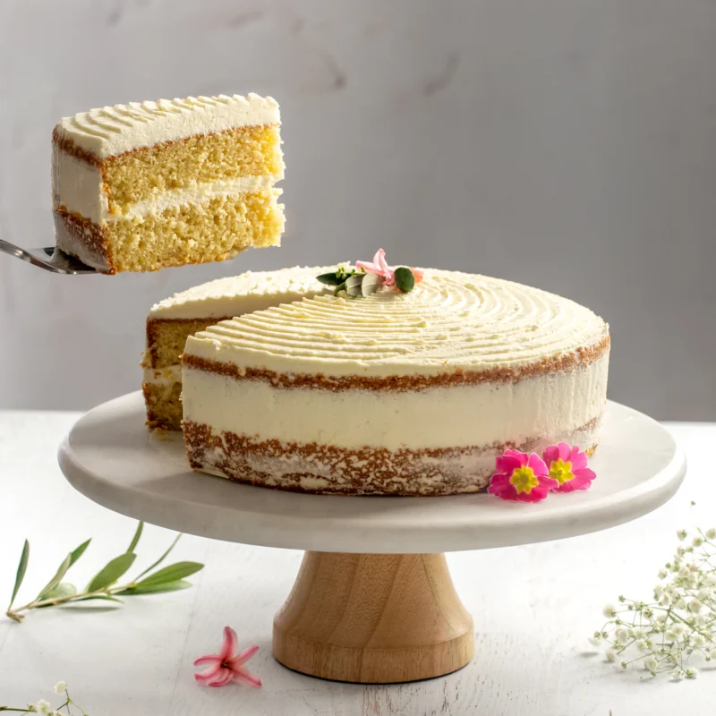 Italian Berry Chantilly Cake with Mascarpone Cream by Flour & Olive ...