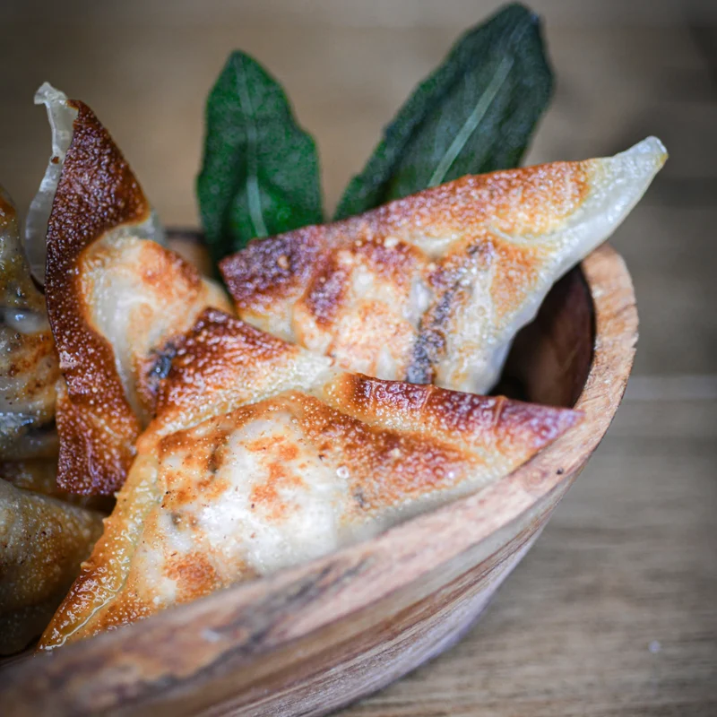 Baked Turkey Wontons with Pecans by cabincravings - FoodSocial