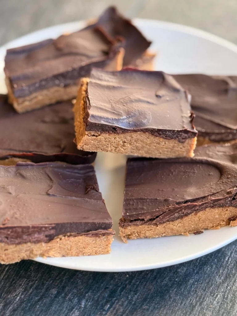 Guilt Free Peanut Butter Cup Bars by Readyprepheal - FoodSocial