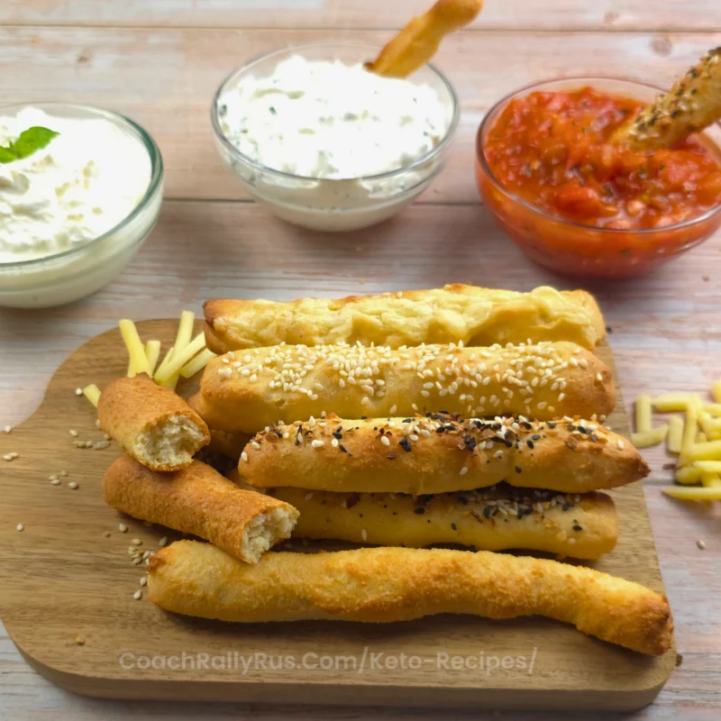 Cottage Cheese Breadsticks With Almond Flour High Protein And Keto By