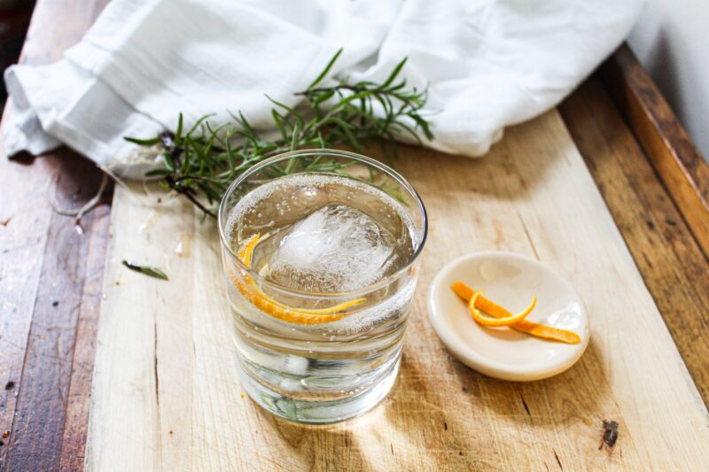 Cara Cara Gin Cocktail with Rosemary Simple Syrup by Simone Sutcliffe ...