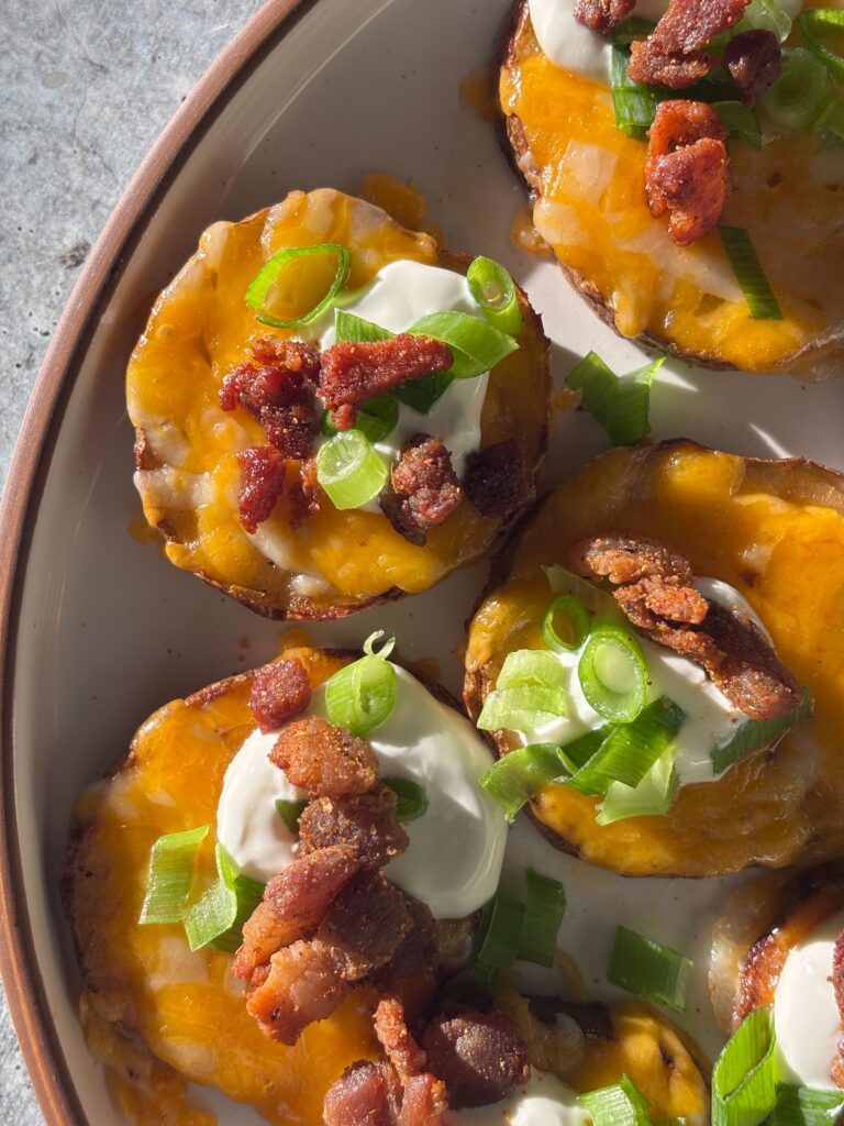 Loaded Baked Potato Rounds (Gluten Free) by allisappetite - FoodSocial