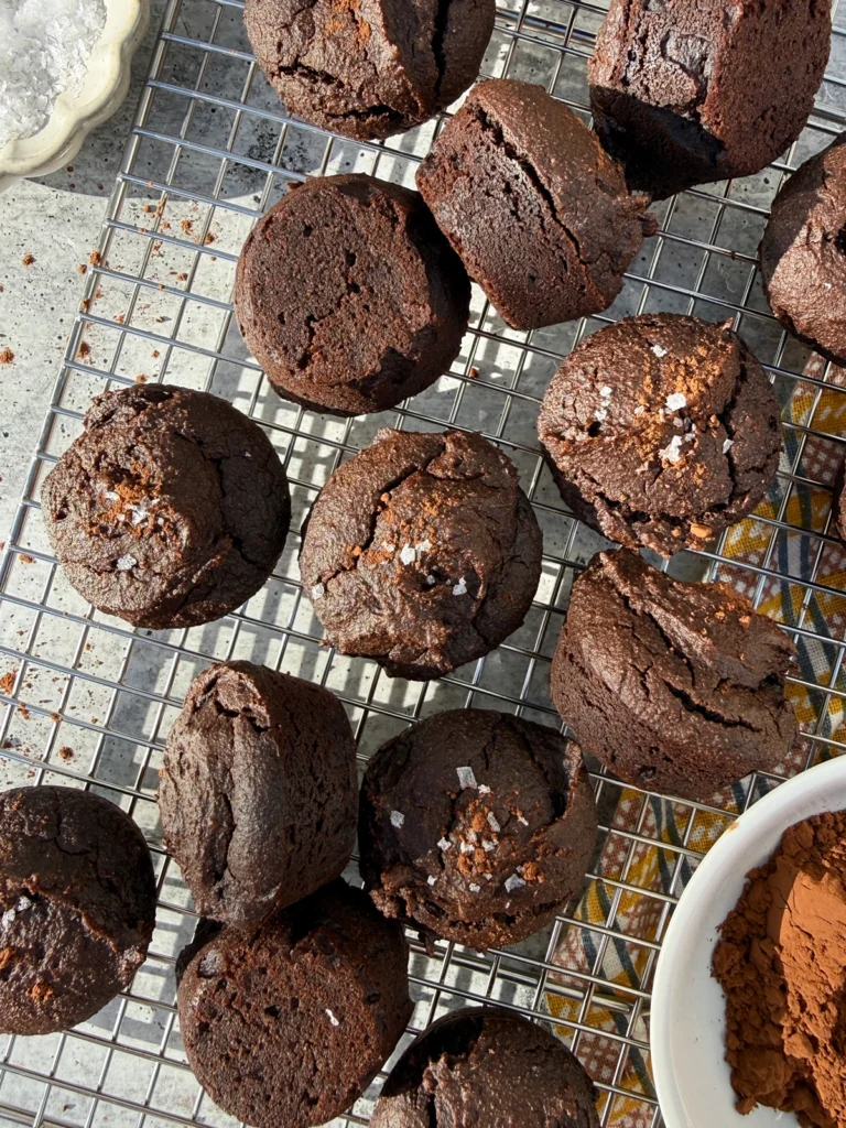 Miniature Chocolate Muffins by bakeitpaleo - FoodSocial